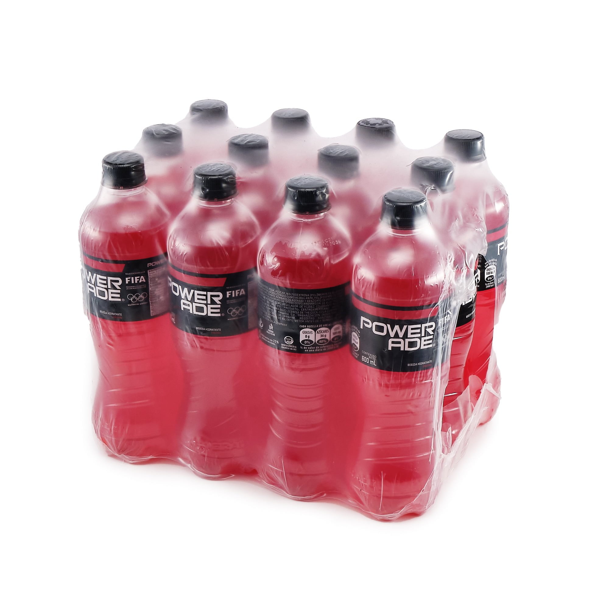 CAJA POWERADE ROJO 12U – Iris Panama