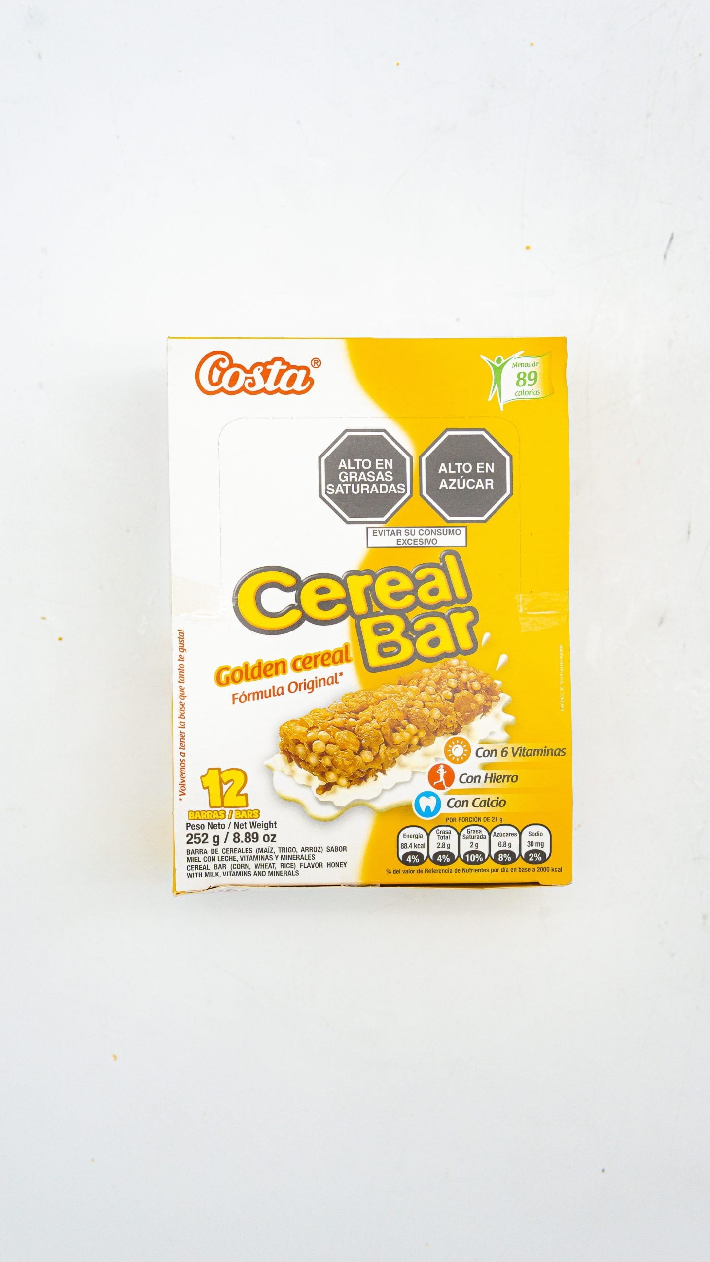 BARRA DE CEREAL – CEREAL BAR GOLDEN COSTA 12UND – Iris Panama