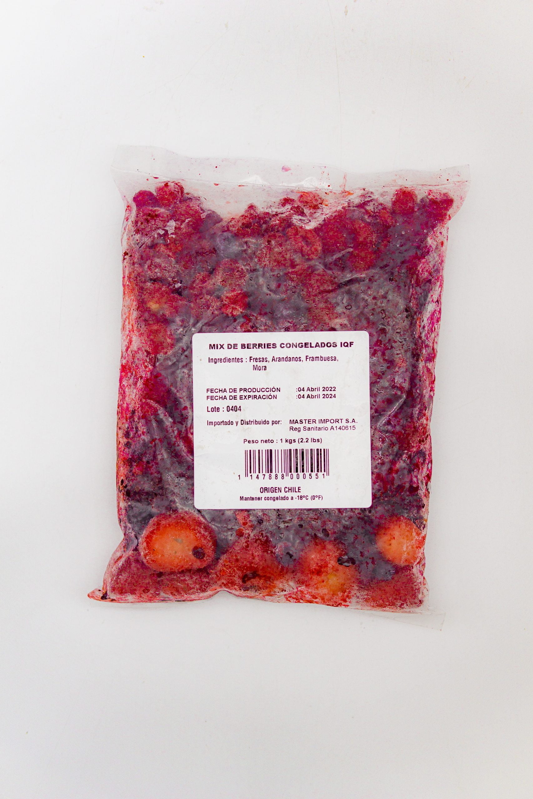 MIX DE BERRIES CONGELADOS 1KG – Iris Panama