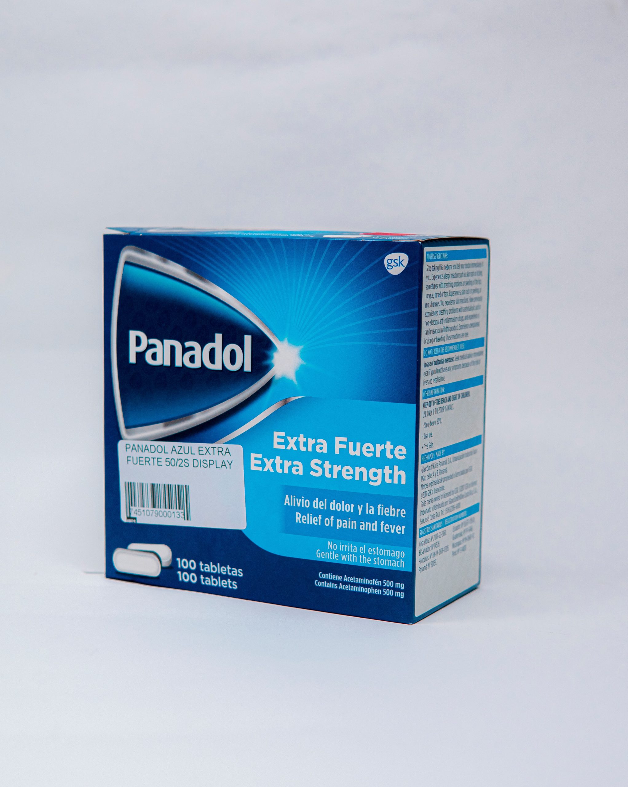 PANADOL AZUL EXTRA FUERTE 50/2S DISPLAY – Iris Panama